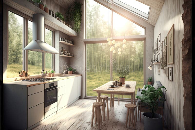 Eco-Friendly Cooking: a Kitchen with Natural Light and Sustainable ...
