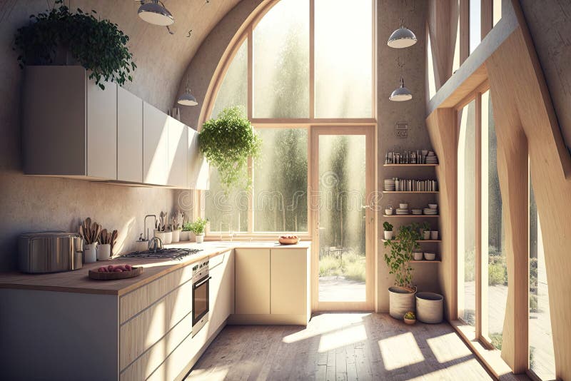 Eco-Friendly Cooking: a Kitchen with Natural Light and Sustainable ...