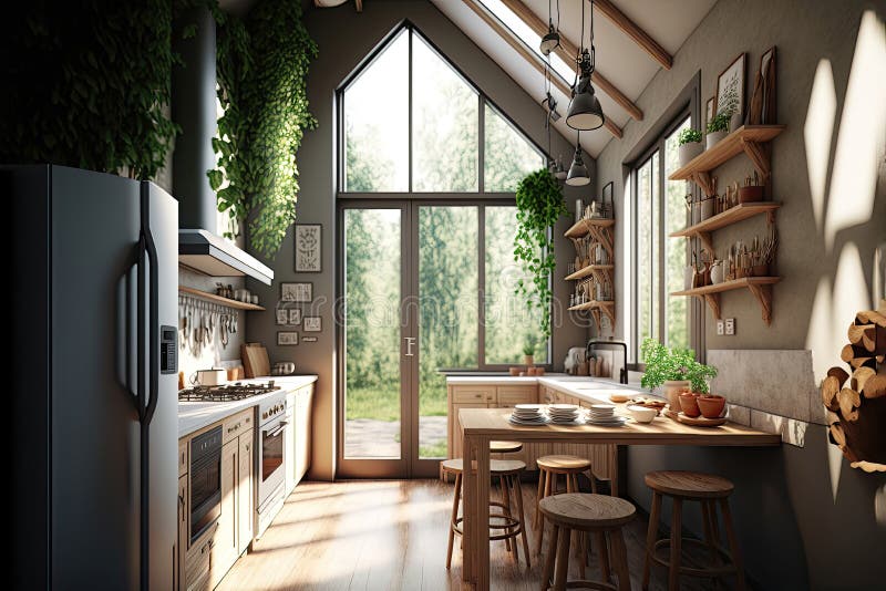 Eco-Friendly Cooking: a Kitchen with Natural Light and Sustainable ...