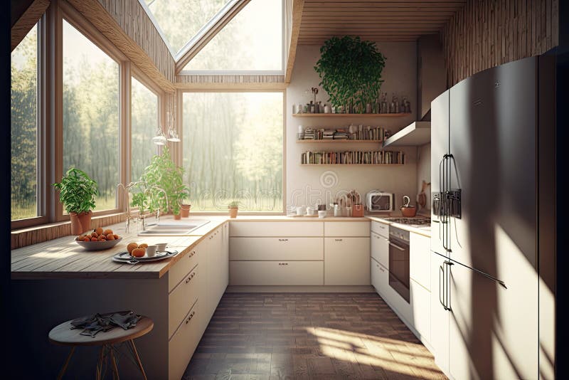 Eco-Friendly Cooking: a Kitchen with Natural Light and Sustainable ...