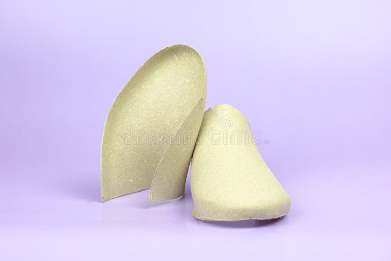 Eco Friendly Customized Molded Shoe Tree Cardboard Stock Photo - Image ...