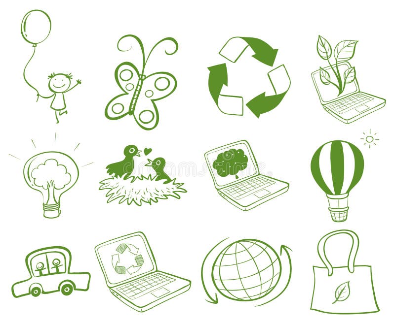 Eco-friendly designs stock vector. Illustration of isolated - 31791859