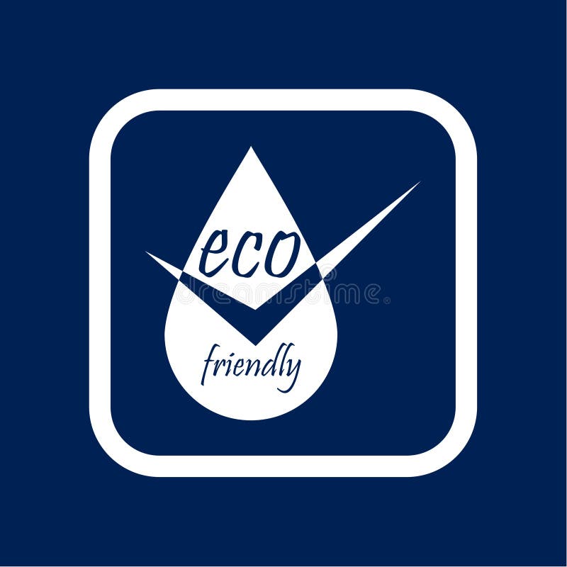 Eco Friendly Drop - Illustration Stock Vector - Illustration of energy ...