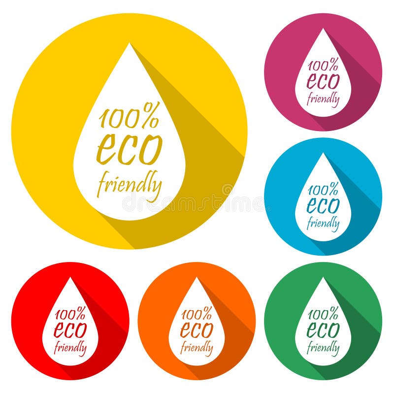 Eco Friendly Drop - Illustration Stock Vector - Illustration of organic ...