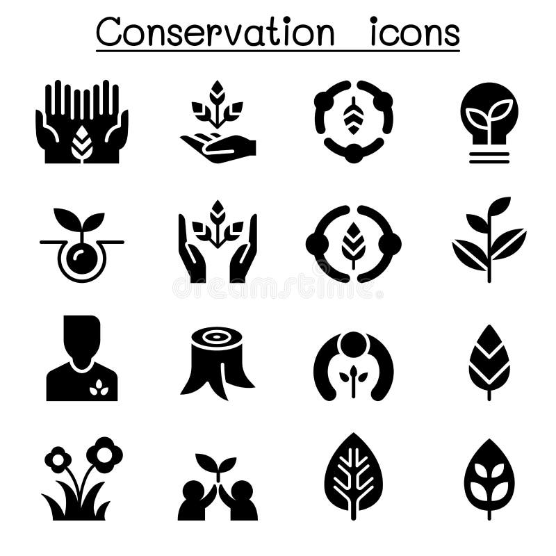 Conservation Icon Stock Illustrations – 173,452 Conservation Icon Stock ...