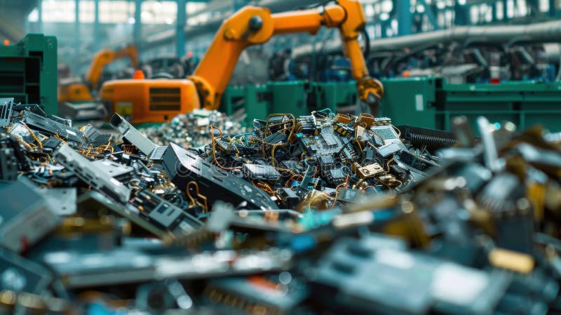 Eco-Friendly Electronics Recycling Facility with Robotic Systems for E ...