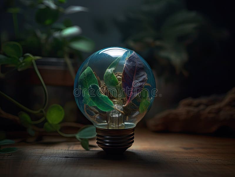 Eco Friendly Energy and Sustainability Concept, Ai-generated Artwork ...