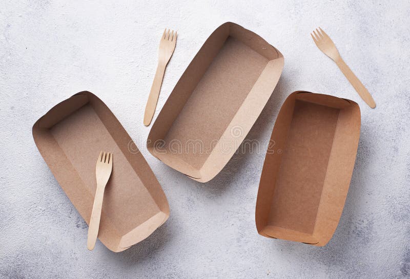Eco Friendly Fast Food Containers Stock Image - Image of garbage ...