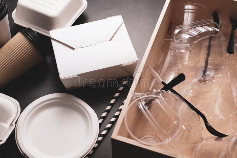 Eco Friendly Fast Food and Drink Biodegradable Containers from Recycle ...