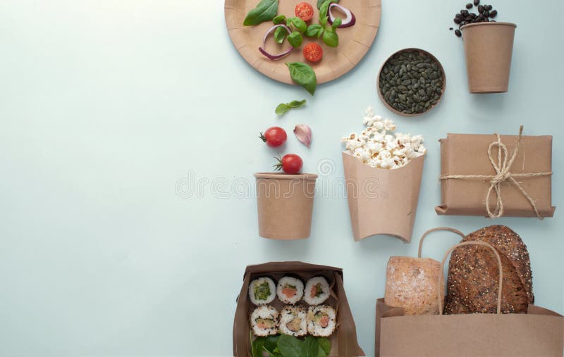 Eco Friendly Food Industry Concept Stock Photo - Image of recycle ...