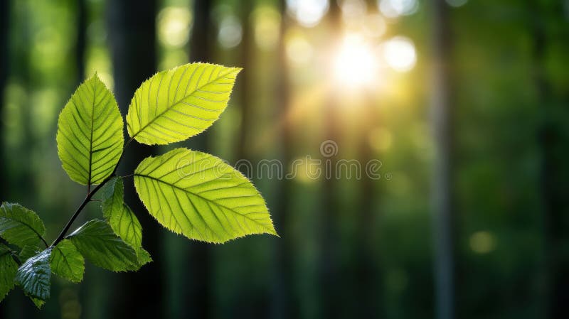 Eco-friendly Forest View, World Environment Day Background with Empty ...