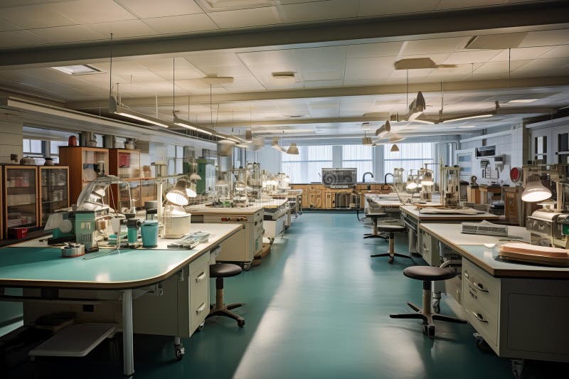 Eco-friendly Futuristic Organic Laboratory. Generate Ai Stock ...