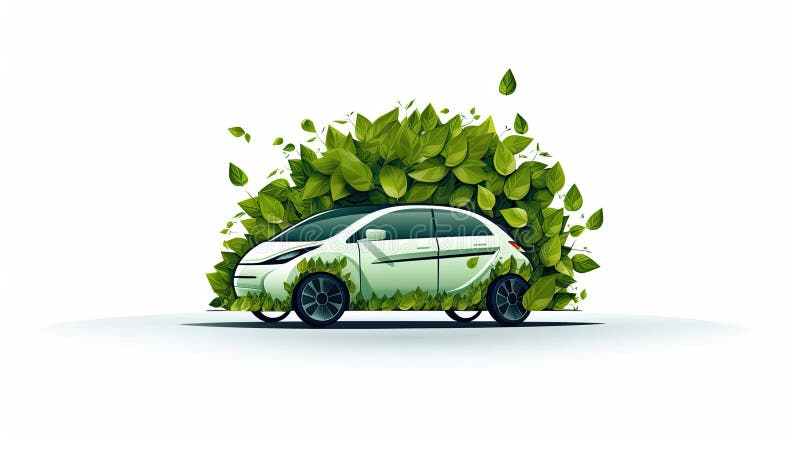 Eco-friendly green car stock image. Image of power, responsibility ...