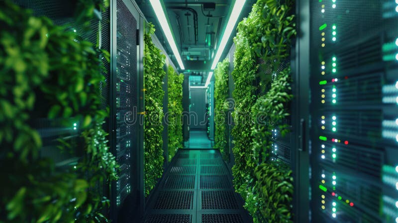 Eco-Friendly Green Data Center Made of Plants, Linked Data Storage To ...