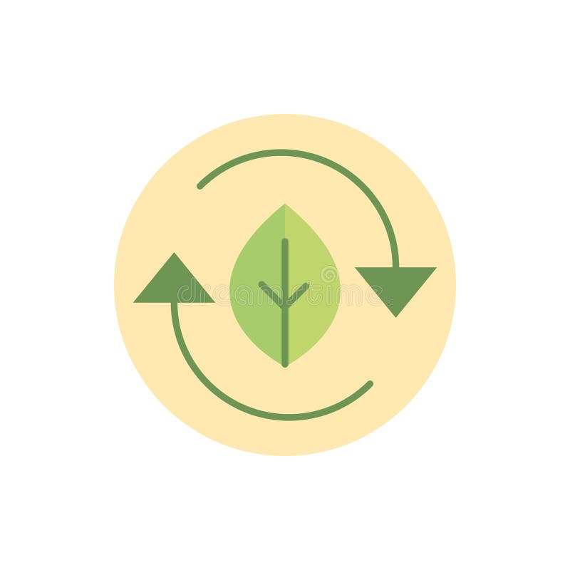 Eco Friendly Green Energy Block Icon Stock Vector - Illustration of ...