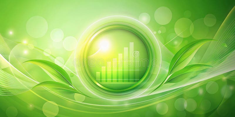 Eco-friendly Growth and Sustainable Development a Vibrant Abstract ...