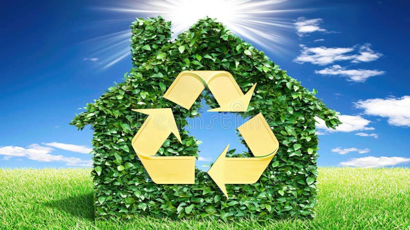 Recycling Symbol Sunlit Sky Stock Photos - Free & Royalty-Free Stock ...