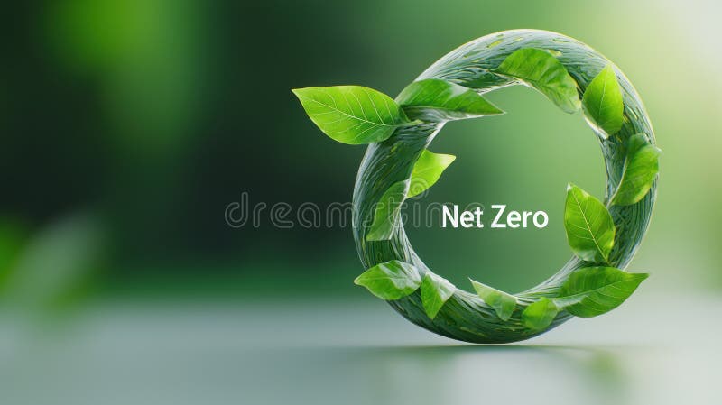 Eco Friendly Infinity Loop Symbol with Leaves Representing ...