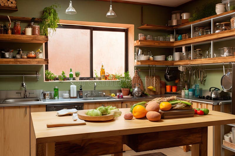 Eco-friendly Kitchen, with Recycled and Reused Materials, for Creating ...