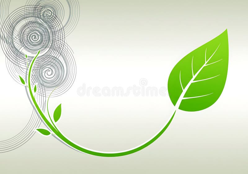 Eco Friendly Leaf Icon Representing Green Innovation and Growth Stock ...