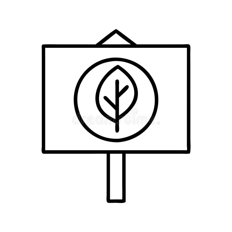 Eco-Friendly Leaf Sign Vector for Environmental Awareness and Branding ...