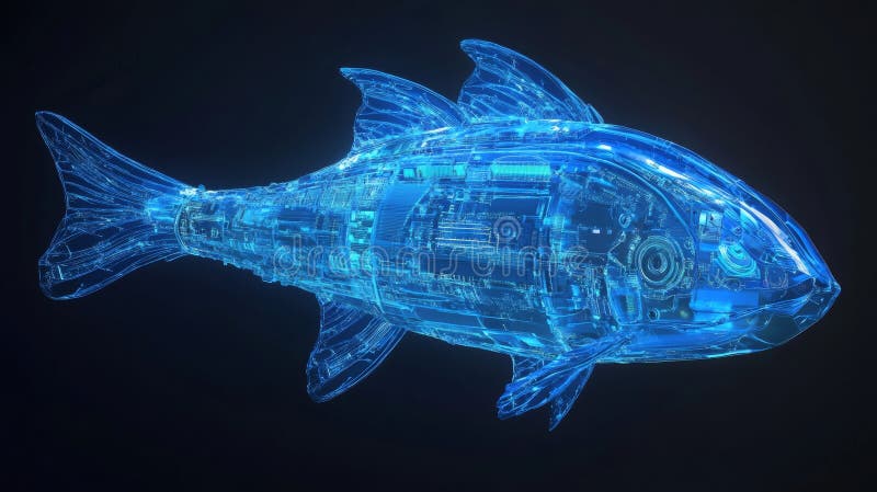 Eco-friendly Lights Emitting, Solar-powered Transparent Robotic Fish ...