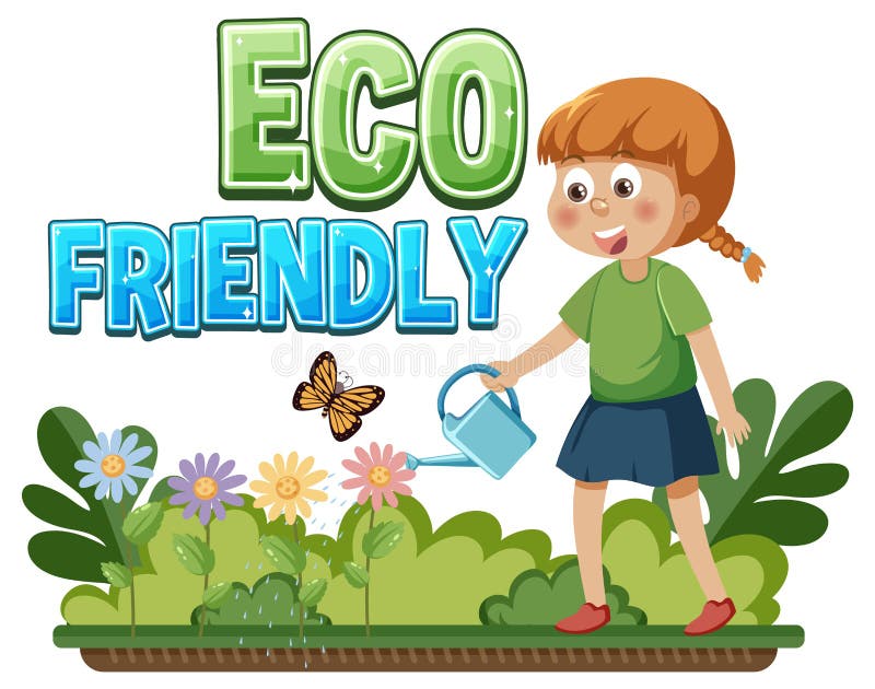 Eco Friendly Logo Banner Vector Stock Vector - Illustration of earth ...