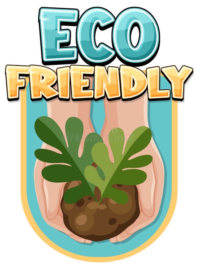 Eco Friendly Logo Banner Vector Stock Vector - Illustration of template ...