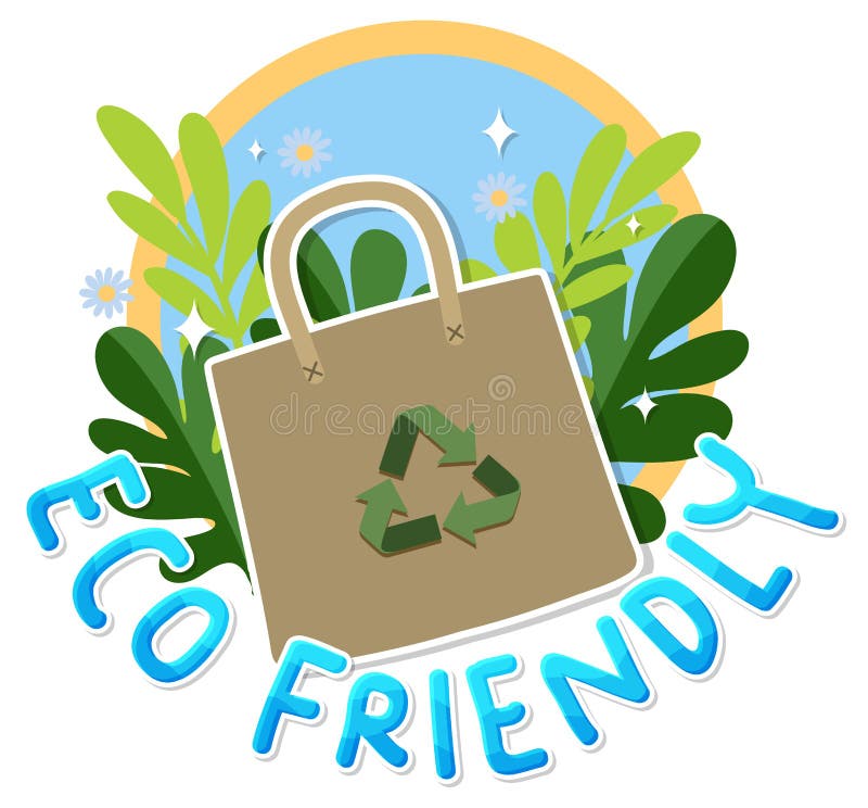 Eco Friendly Logo Banner Vector Stock Vector - Illustration of logo ...