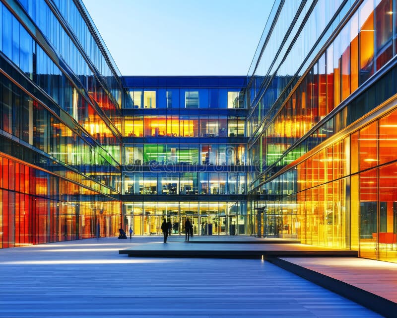 Eco-friendly Office Building Utilizing Bioluminescence To Minimize ...