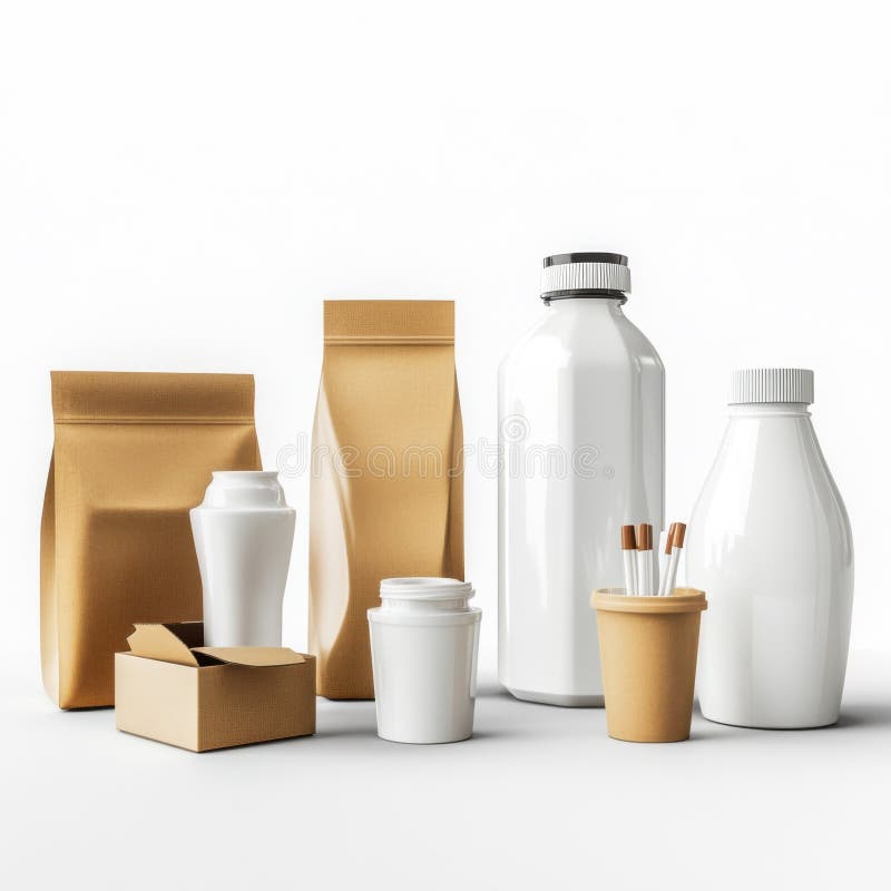 Eco-friendly Packaging Designs with Various Containers and Boxes on ...