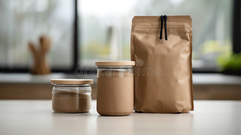 Eco-friendly Packaging Made from Biodegradable Materials, Highlighting ...