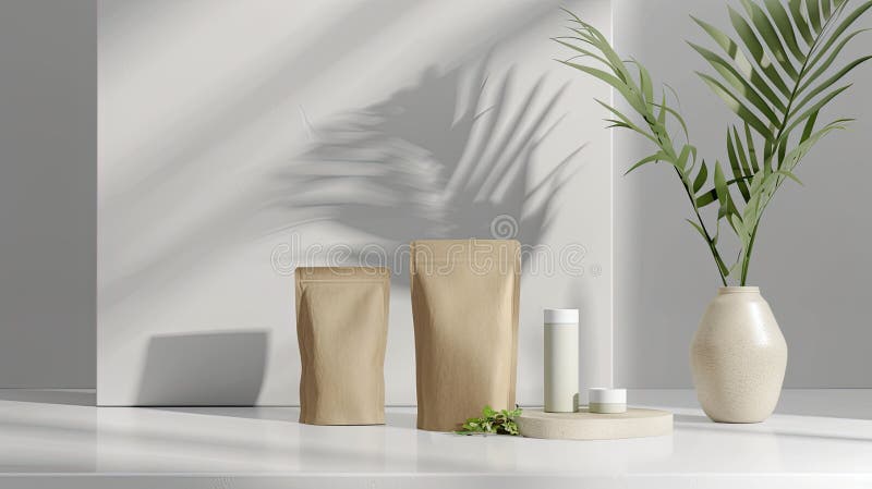 Eco-friendly Packaging Mock-ups Featuring Natural Materials, the Earthy ...