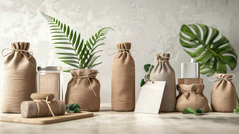 Eco-friendly Packaging Mock-ups Featuring Natural Materials, the Earthy ...