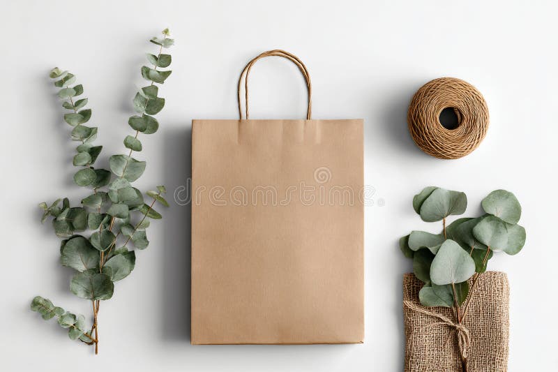 Natural Kraft Bag Mockup Showcase Your Eco-friendly Brand Designs ...