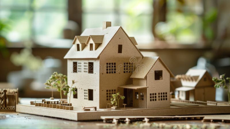 Eco-Friendly Paper Model Kits for Green Classrooms Stock Illustration ...