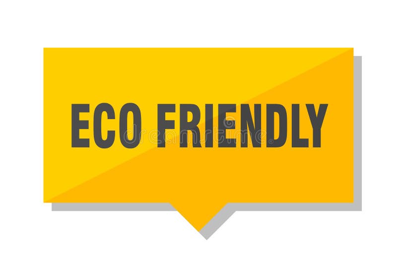 Eco friendly price tag stock vector. Illustration of note - 117709225