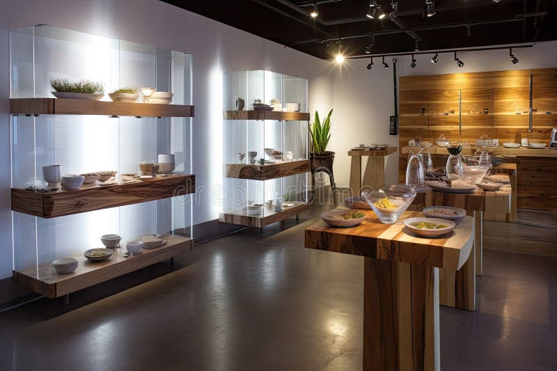 Eco-friendly Product Showcase in Modern, Sleek Environment Stock ...