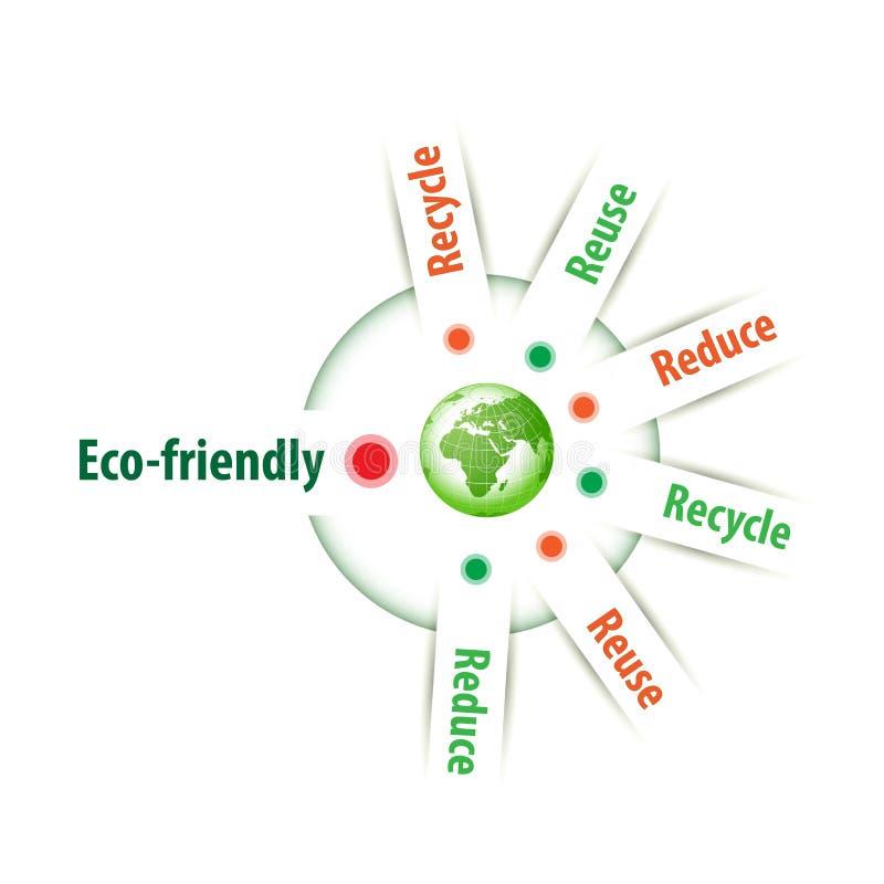 Eco friendly stock illustration. Illustration of elements - 49439384