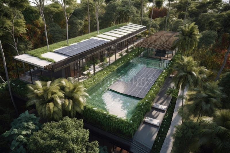 Eco-friendly Resort with Infinity Pool, Natural Gardens, and Solar ...