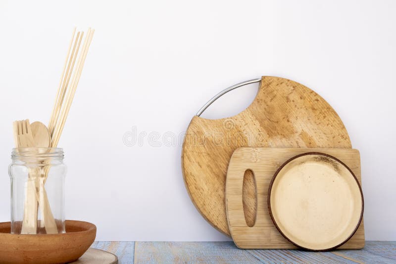 Eco Friendly Reusable Kitchen Utensils. Stock Image - Image of concept ...