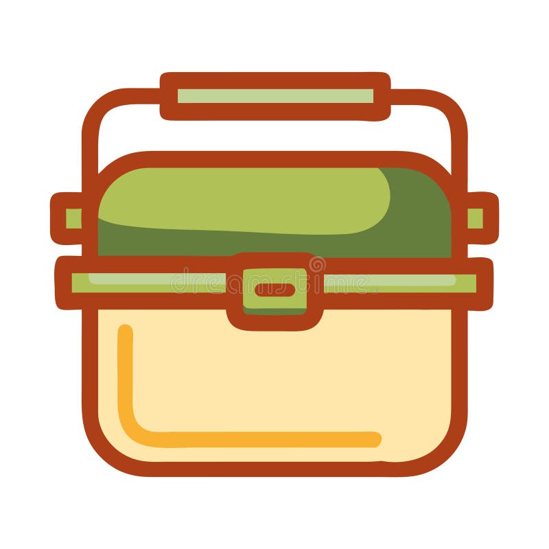 Eco Friendly Reusable Lunch Box Icon Stock Vector - Illustration of ...