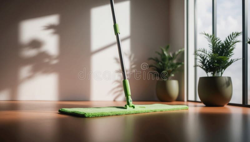 Eco-friendly Reusable Mop with a Durable Microfiber Pad, Ideal for ...