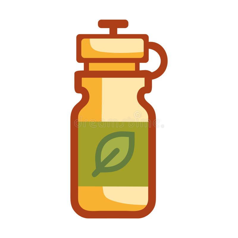 Eco Friendly Reusable Water Bottle Icon Stock Vector - Illustration of ...