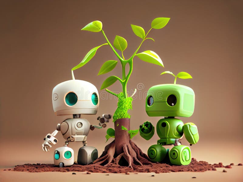 Eco Friendly Robot Family on the Ground. Technology and Environment ...
