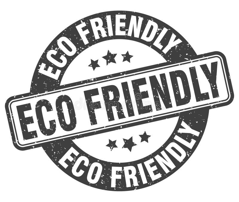Eco Friendly Stamp. Eco Friendly Label. Round Grunge Sign Stock Vector ...