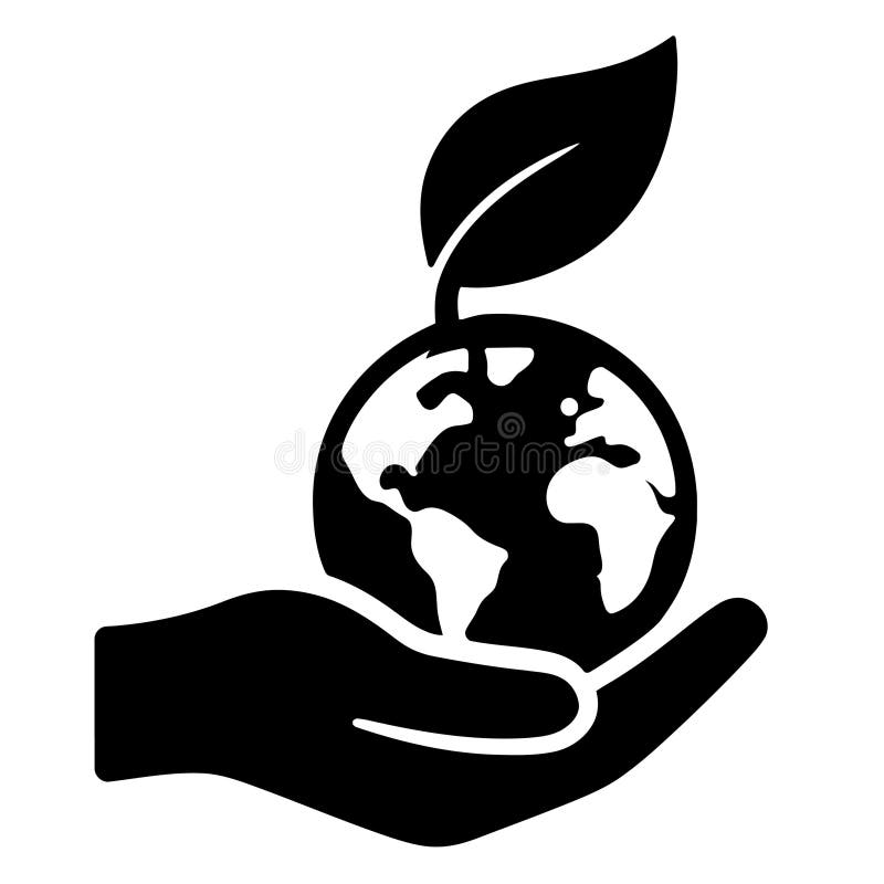 Eco-Friendly Sustainability Icon – Representation of Environmental ...