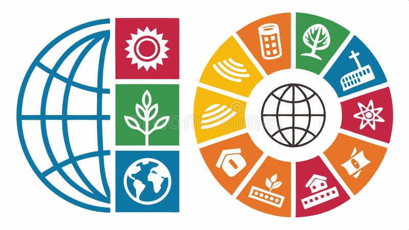 Eco Friendly Symbol, Leaf and Globe, Sustainability Icon, Environmental ...