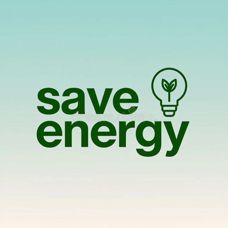 An Eco Friendly Symbol To Encourage the Conservation of Power and ...