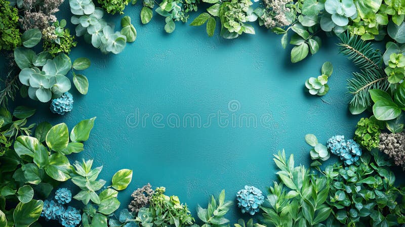 Eco Friendly Symbols and Illustrations Featuring Lush Greenery for ...
